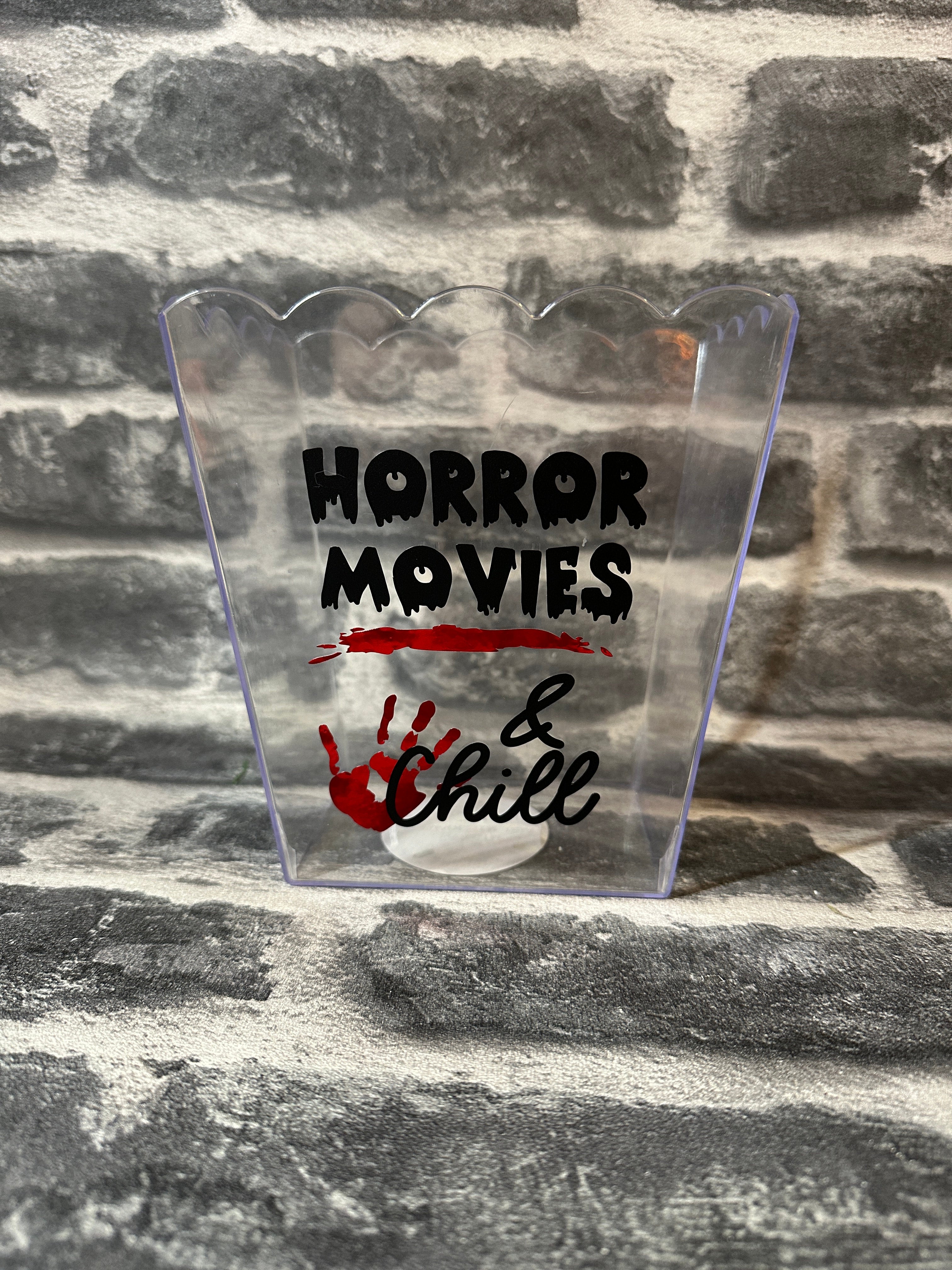 Horror Movies Acrylic Popcorn Bucket | Make it foxy