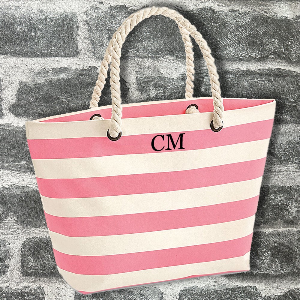 Monogrammed Beach Bag